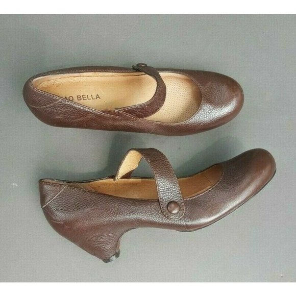 Ciao Bella | Shoes | Ciao Bella Mary Janes Brown Leather 75 Shoes ...